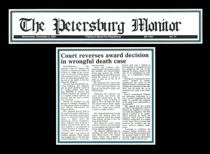 Court Reverses Decision in Wrongful Death Case